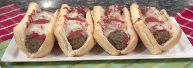 Mamma Susi's Meatball Sandwich - Turano Baking Co