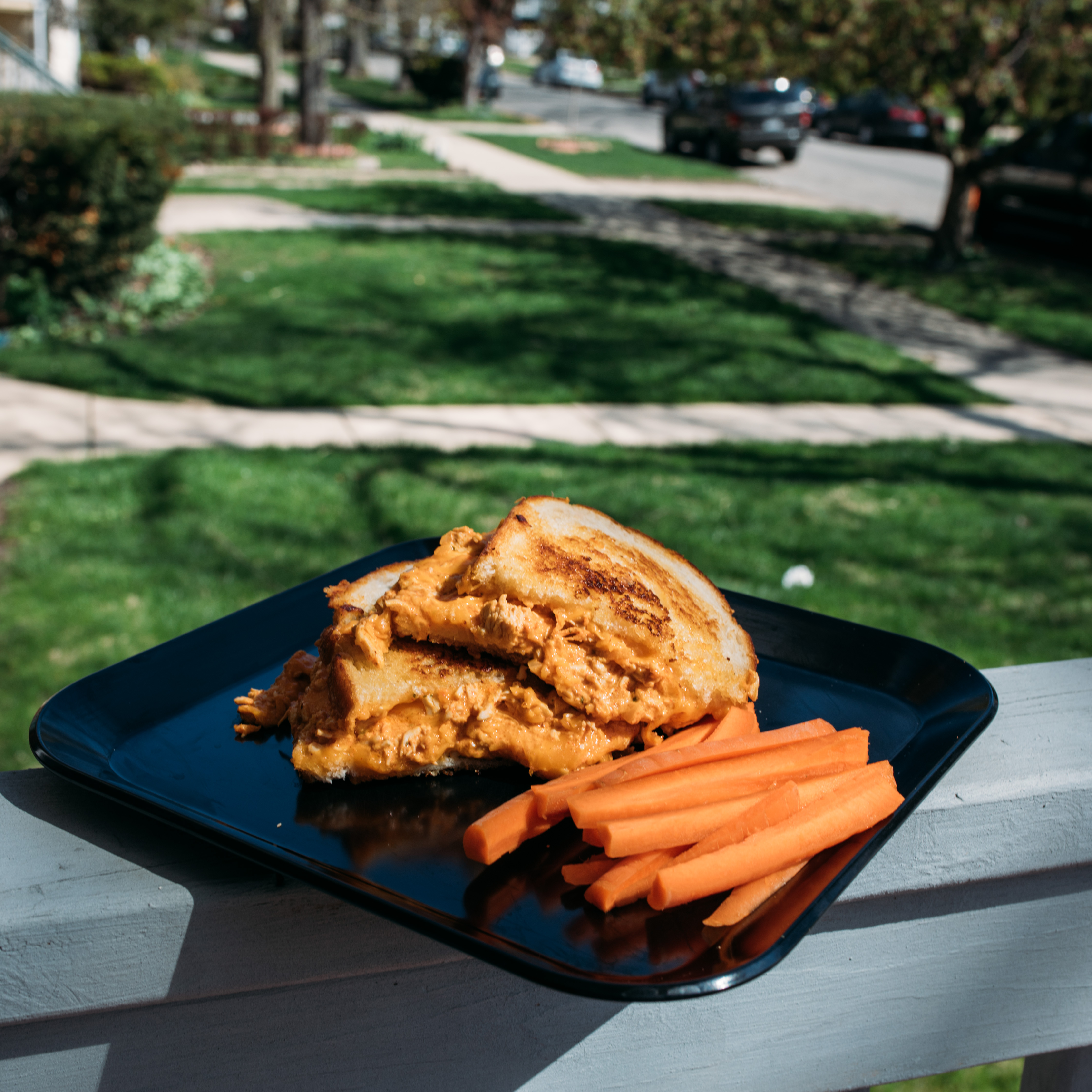 Buffalo Chicken Grilled Cheese • Turano Baking Co