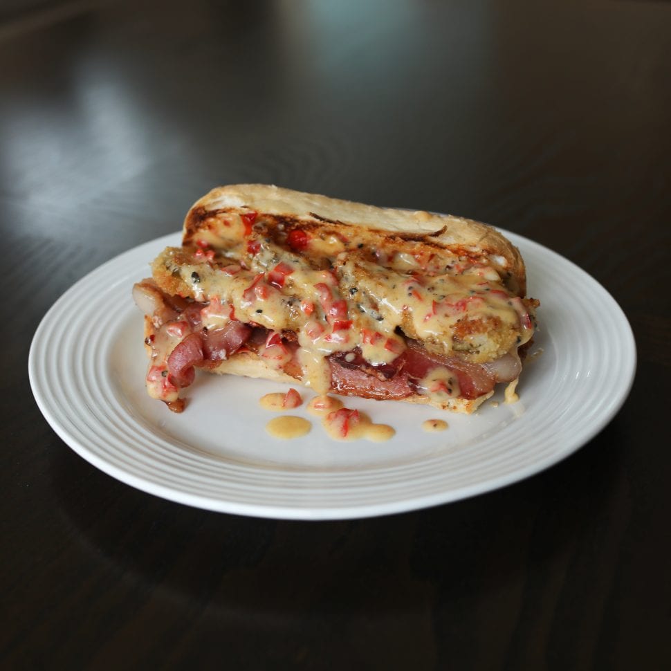 Grilled Peach & Prosciutto Sandwich • Turano Baking Co