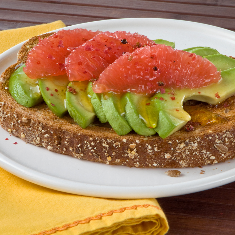 Avocado and Grapefruit Toast • Turano Baking Co