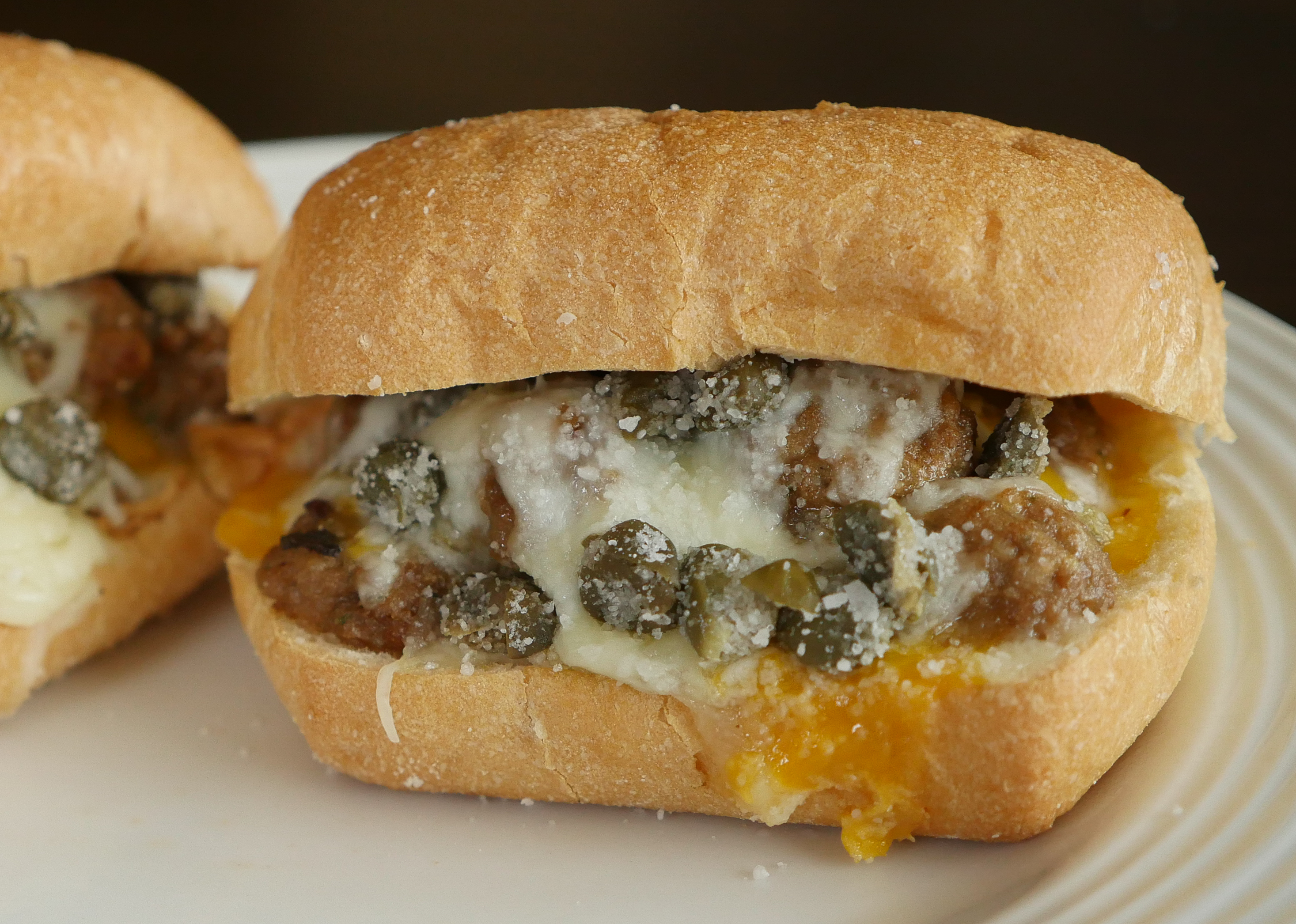 Mini Italian Meatball Slider • Turano Baking Co