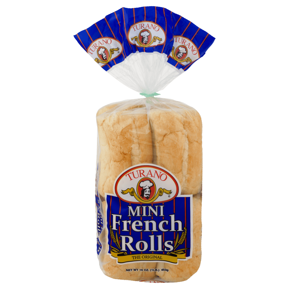 mini french rolls • Product tags • Turano Baking Co